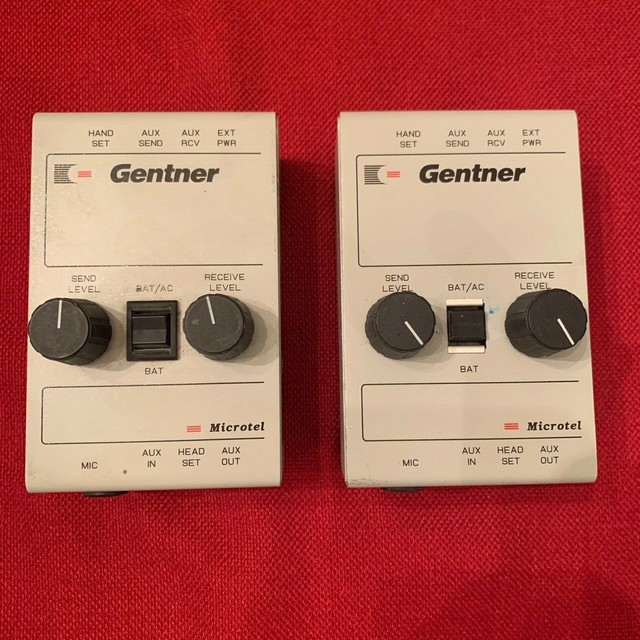 2 Gentner Microtel Broadcast Telephone Handset Interface Recording ...