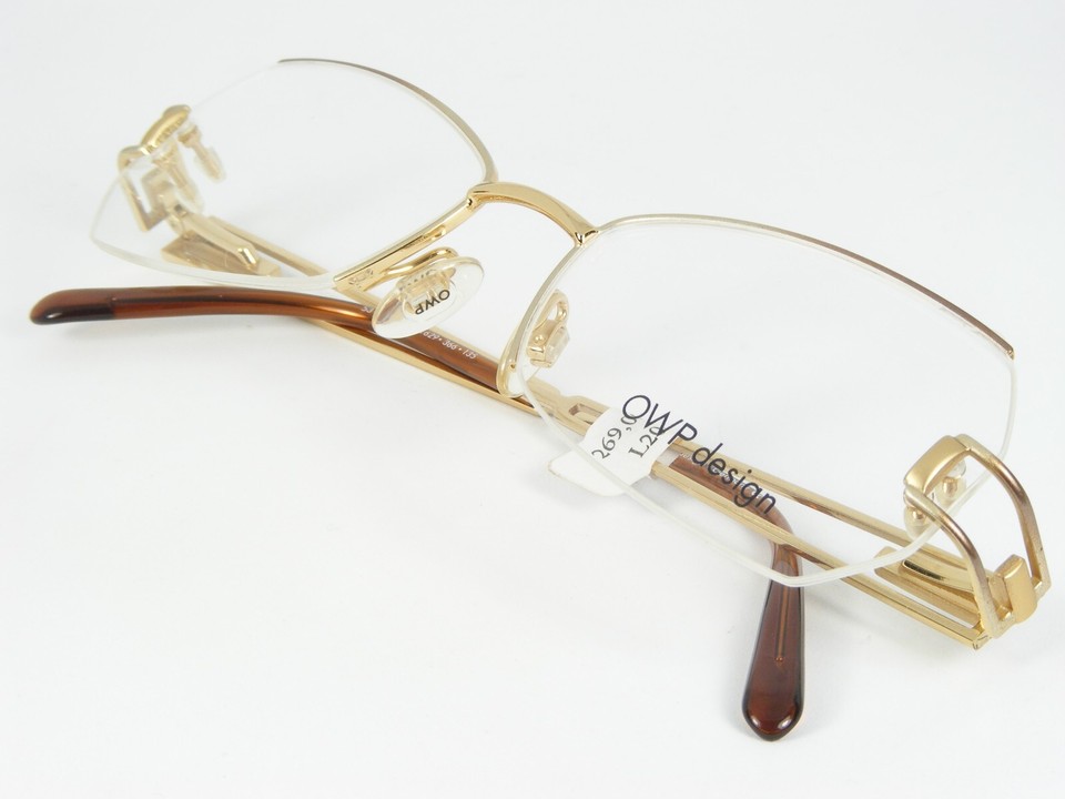 OWP design Mod.1629 366 GOLD /OTHER EYEGLASSES GLASSES FRAME 53-18 ...