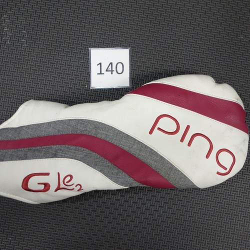PING G LE 2 Driver head cover golf club cover fast shipping 250514 RARE ...