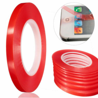 50M Red Double Side Tape Strong Sticky Adhesive For Mobile Cell Phone ...