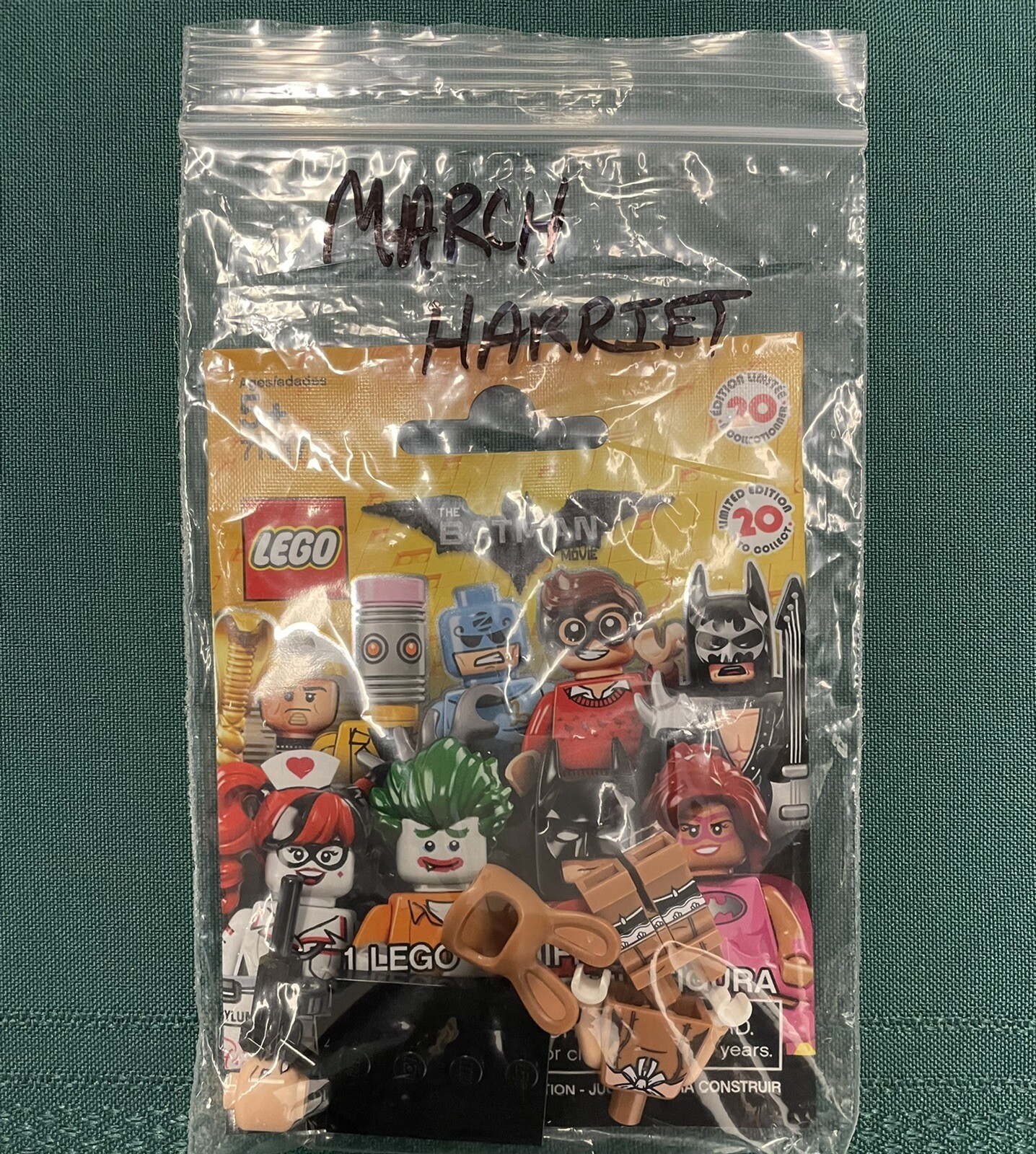 New LEGO March Harriet Minifig - Complete Set 71017 Batman Movie Series ...