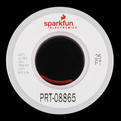 [ SparkFun PRT-08865 ] Hook-up Stranded Wire - Red (22 AWG) | eBay