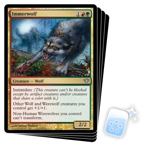 IMMERWOLF X4 Dark Ascension DKA Magic MTG MINT CARD | eBay