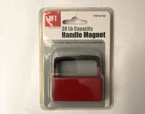 Handle Magnet 30 lb pound Pick Up & Pull Capacity PowerfuL Retrieving ...