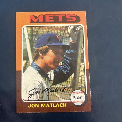 1975 Topps - #290 Jon Matlack | eBay