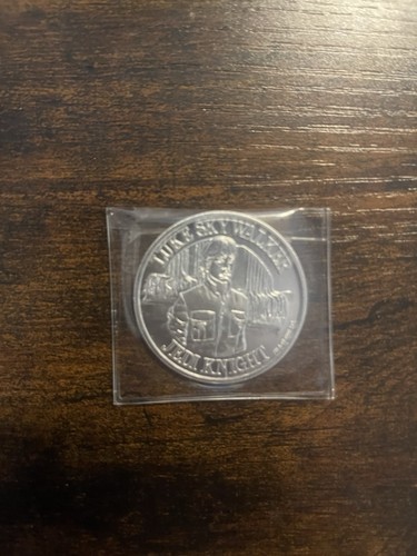 A644 VINTAGE KENNER STAR WARS POWER OF THE FORCE LUKE SKYWALKER JEDI KNIGHT COIN | eBay