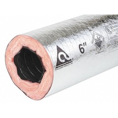 Atco 13102506 Insulated Flexible Duct,6"Wc,5000 Fpm | eBay