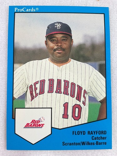 1989 Scranton-Wilkes Barre-ProCards Minor League Baseball Card-Floyd ...