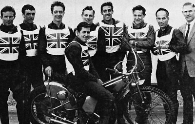 GREAT BRITAIN 1964 SPEEDWAY TEAM PHOTOGRAPH | eBay UK