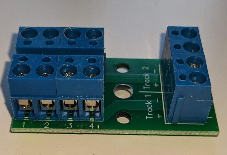 4 Way Power Bus Dropper Wire Connector Splitter Dual 2 Track ...