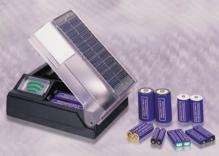 Solar Power Rechargeable Battery Charger