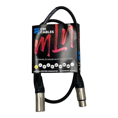 CBI MLN Performer Microphone Cable, 3 Feet | eBay