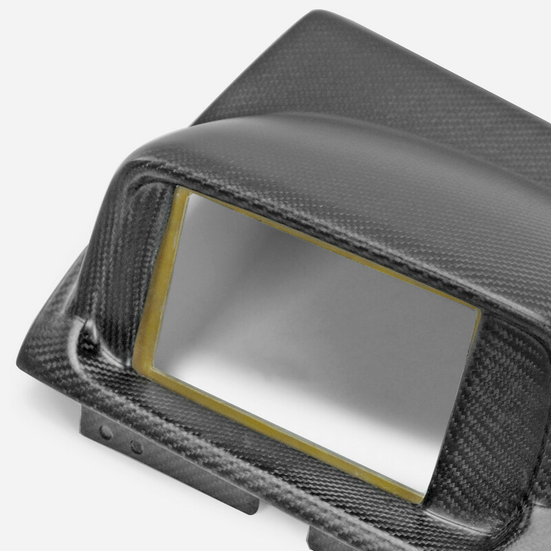 For Nissan R34 RHD GTR GTT Matte Carbon Center Surround MFD Cover Fit ...