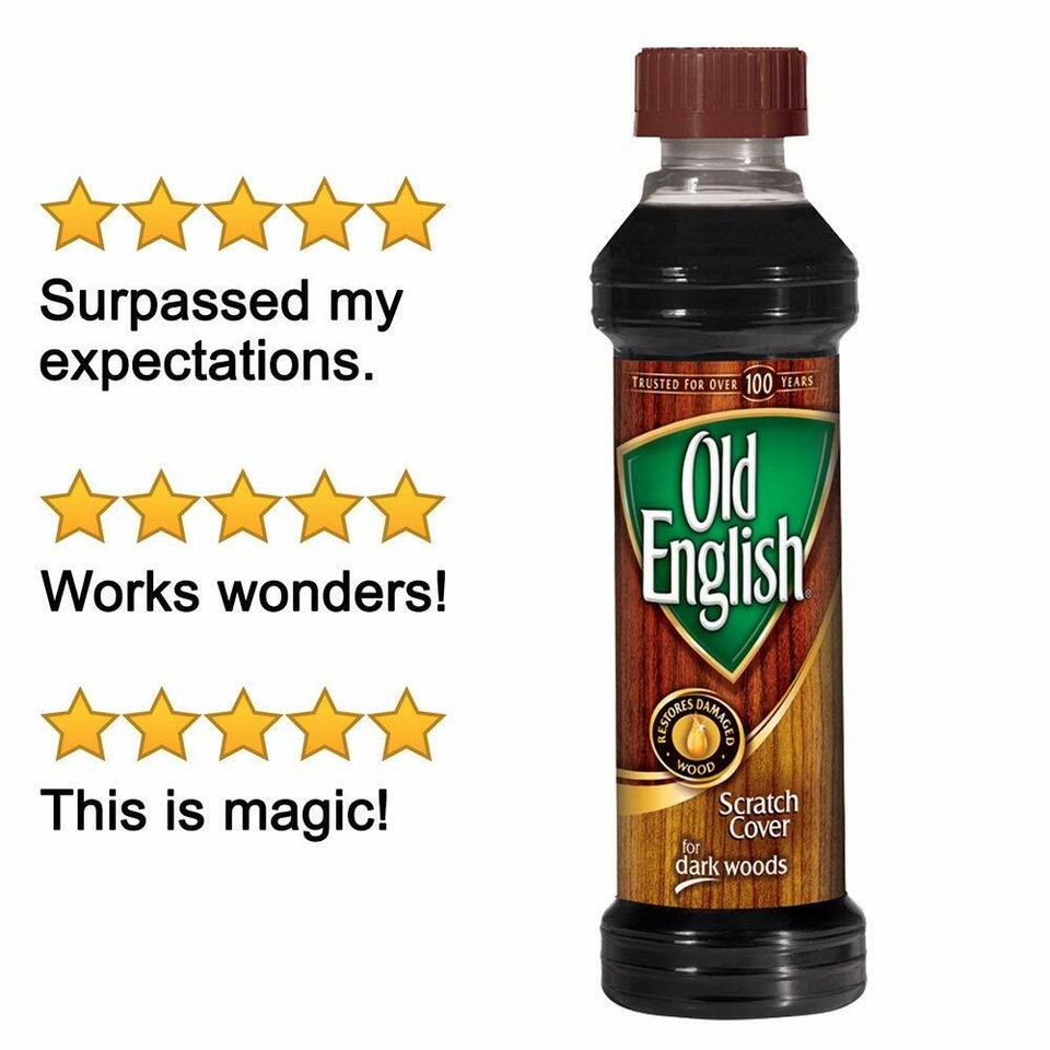 OLD ENGLISH Scratches Nicks Cover For Medium / Dark Woods ~Polish ...