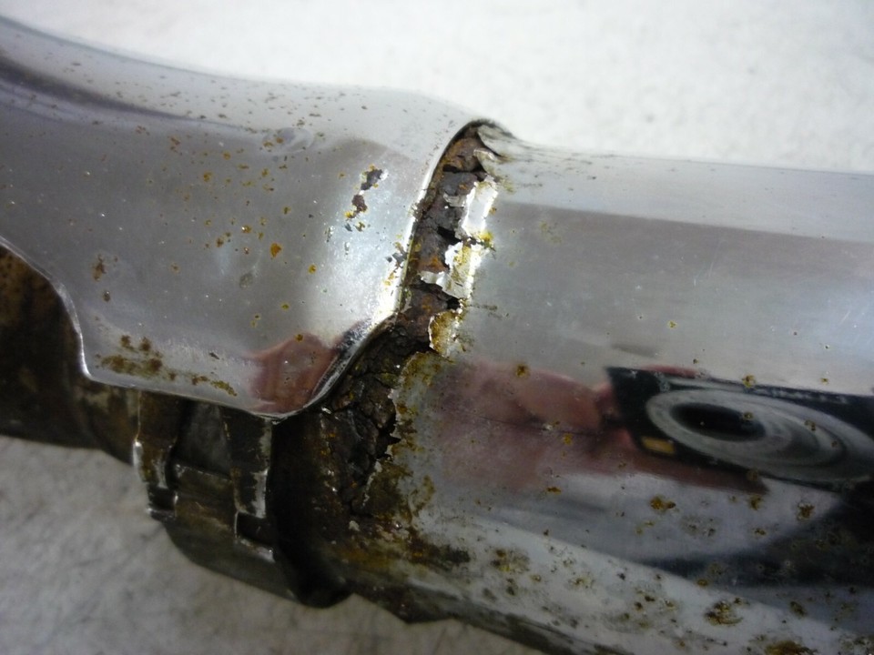 HONDA CBX 1000 HM469 LEFT SIDE EXHAUST SYSTEM MUFFLER PIPES HEADERS OEM ...