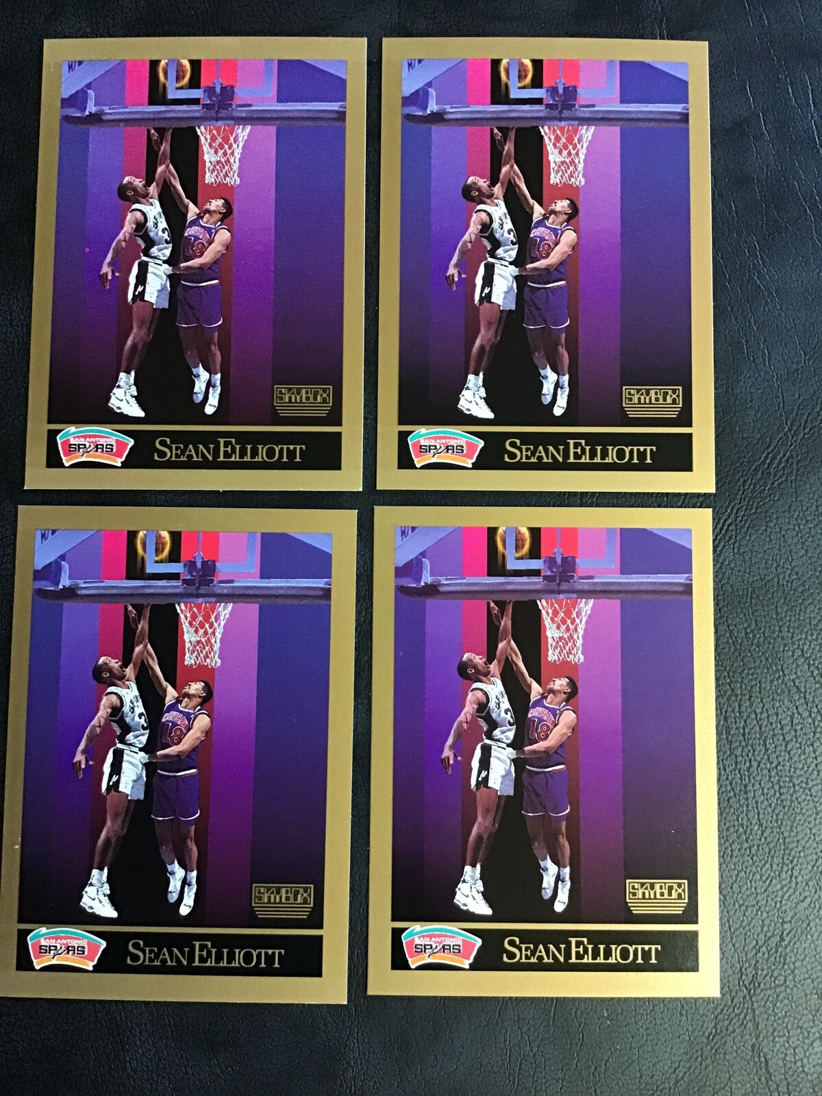 1990 Skybox #256 SEAN ELLIOTT Rookie - 4 Cards - NM-MINT 1335 | eBay