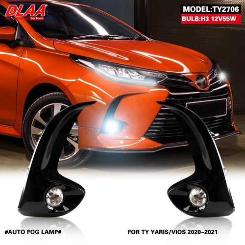 Front Fog Light Kit For Toyota Yaris / Vios 2020 2021 Set w/Bulb Switch ...