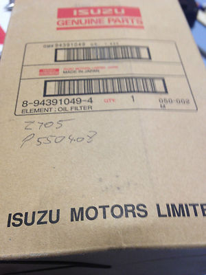 Isuzu Oil Filter 8-94391049-4 94391049 , P550408, BD7141 | eBay Australia