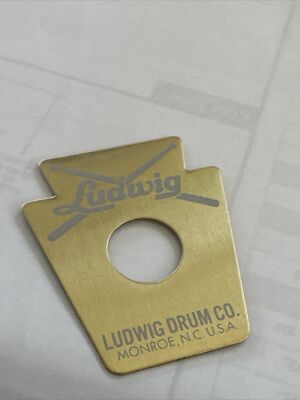 Ludwig Keystone Monroe Drum Badge- Repro | eBay