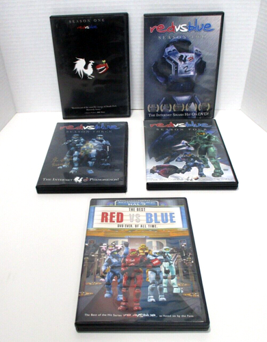 RED VS BLUE DVD Bundle The First 4 Seasons & The Best of Red vs Blue ...
