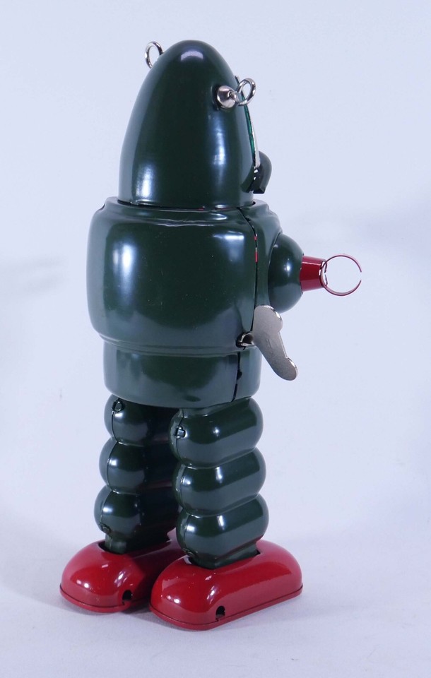 GREEN PLANET ACTION ROBOT KEY WOUND MOTOR SPARKY MIB | eBay