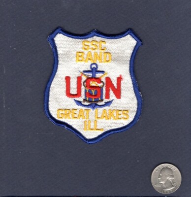 SSC BAND RTC GREAT LAKES NTC CENTER US Navy Squadron Ship Patch | eBay