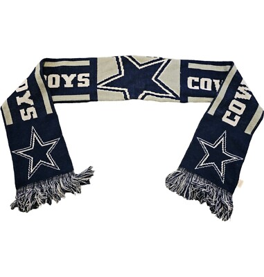 NFL Foco Dallas Cowboys Football Star Logo Scarf 66" x 7" Inches | eBay