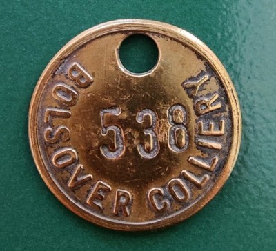 Bolsover Colliery Derbyshire Pit Check marked Bolsover Colliery 538 | eBay