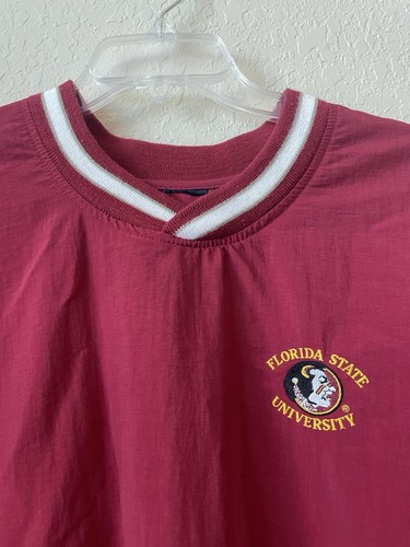Vintage Florida State Seminoles Pull Over Windbreaker Jacket 1993 ...