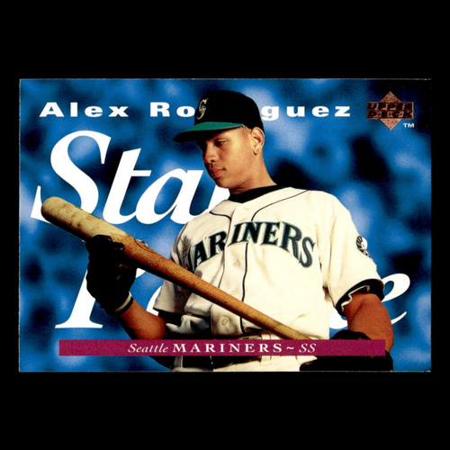 Alex Rodriguez #215 1995 Upper Deck Star Rookie Seattle Mariners ...
