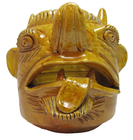 DEVIL MONSTER Head RR ROSA RAMALHO 1888-1977 Vintage Folk Art Pottery ...