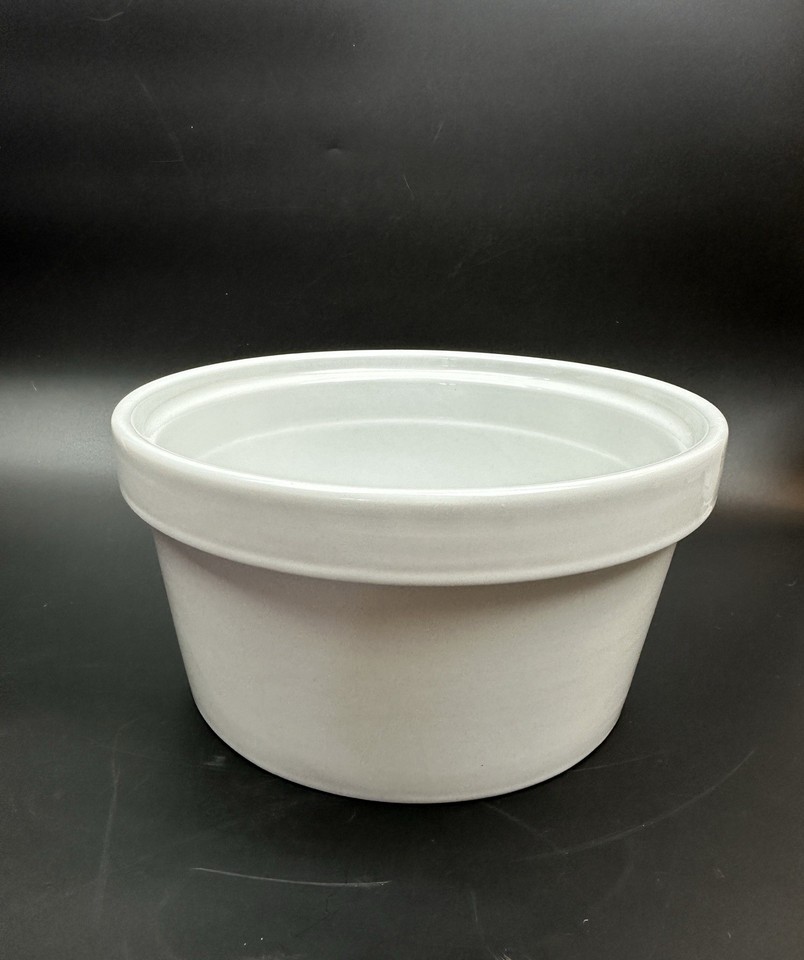 NEW All-Clad Ceramic 8" Double Boiler Insert White Cookware Induction ...