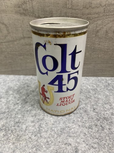 Colt 45 Beer Can Vintage Stout Malt Liquor 12oz Steel Flat Top | eBay