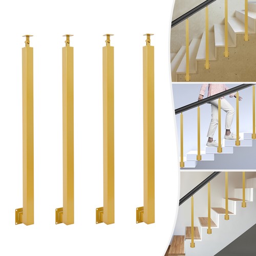 Square Stair Baluster Posts, Metal Stair Post, Decorative Railing for ...