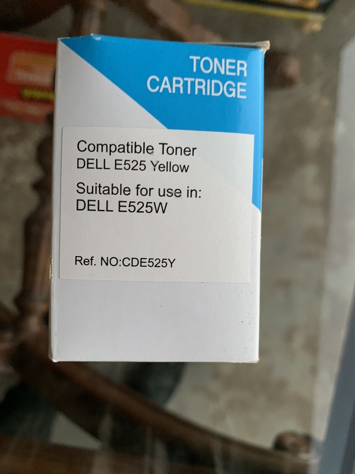 Later Toner Cartdridge Dell E525 Yellow E525W Opened Box | eBay