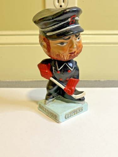 1960's Vintage Baltimore Clippers Hockey AHL Bobble Head Nodder | eBay