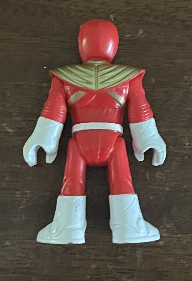 Fisher Price Imaginext Power Rangers Red Ranger with Gold Armor Figure ...