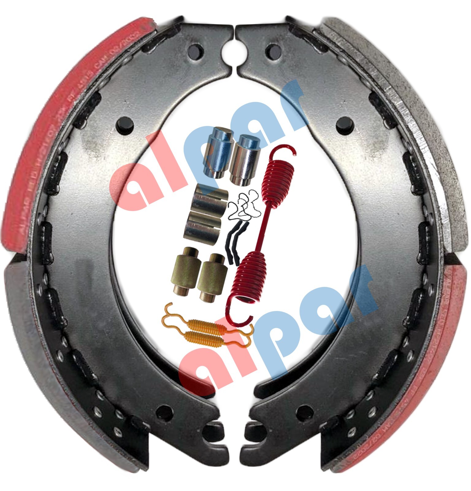 4515 Brake Shoe Box Kit 23K Premium Lining 2 shoes+1 kit 16-1/2" x 7 ...