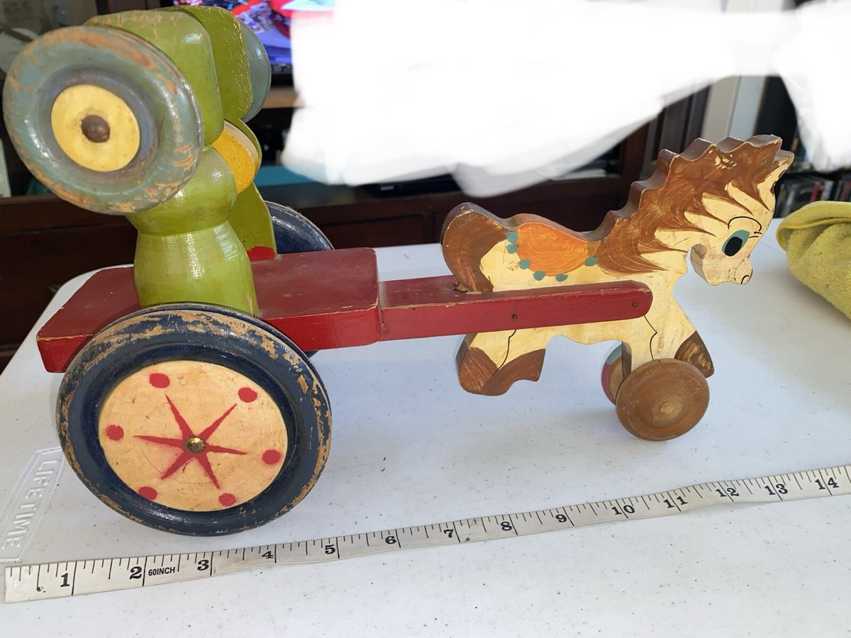 Wooden Horse Pull Toy