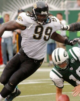 MARCUS STROUD 8X10 PHOTO JACKSONVILLE JAGUARS PICTURE NFL FOOTBALL VS ...