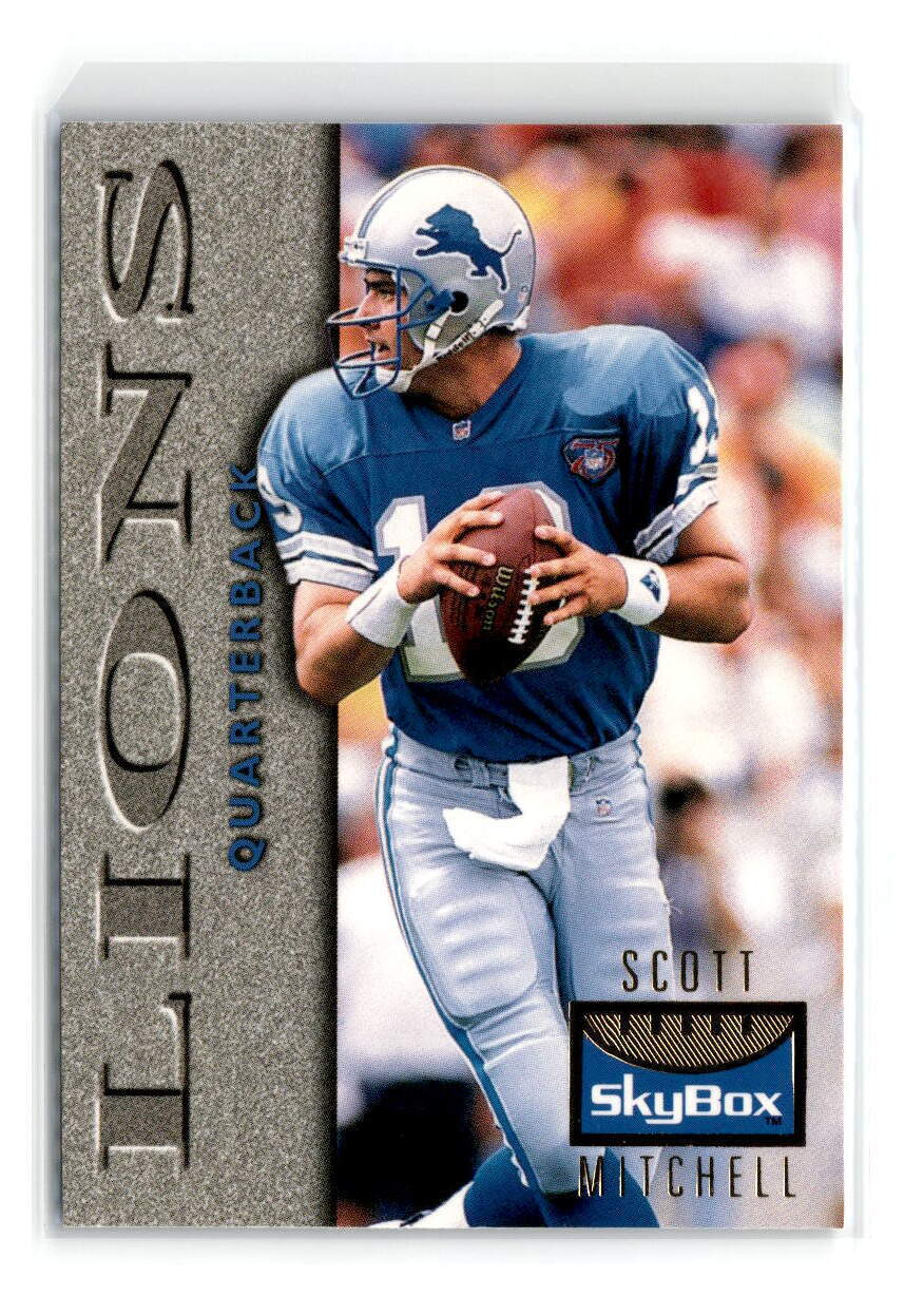 1995-SkyBox Premium-#40-Scott Mitchell-Detroit Lions | eBay