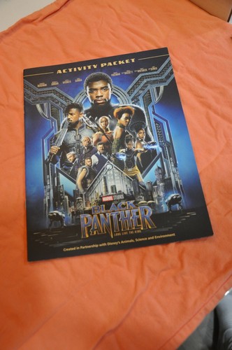 Walt Disney World Marvel Black Panther Activity Packet Puzzles Coloring ...