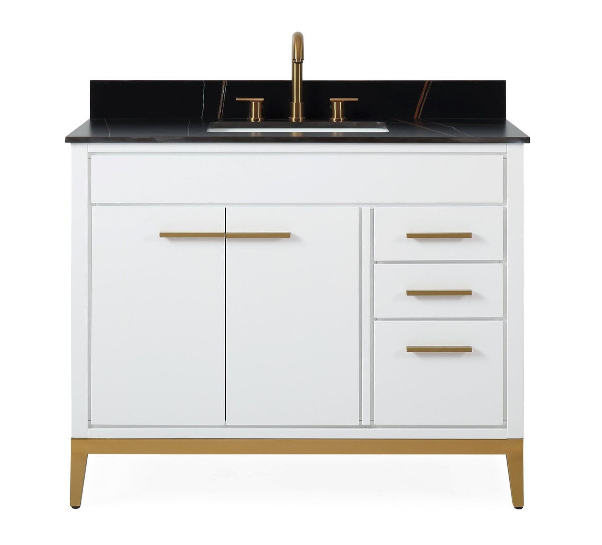 42 Inch White Bathroom Vanity 42 Inch White Triadsville Farmhouse