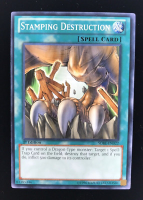 Yu-Gi-Oh! Stamping Destruction 1996 1st Edition Common Spell Card | eBay