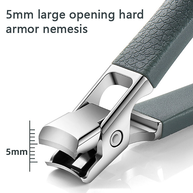 Manicure Pedicure Leather Pattern Stainless Nail Clippers Cuticle Nail ...