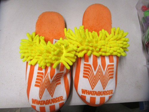 Whataburger French Fry Slippers Unisex Orange Yellow Size M | eBay