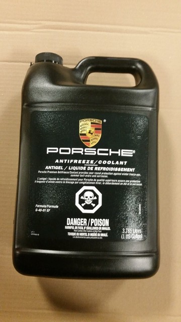 Genuine Porsche Formula Antifreeze Coolant 1 Gallon 00004330149 for ...