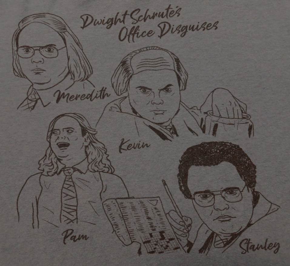 2019 XL The Office Dwight Schrute's Office Disguises TV Show Collector ...