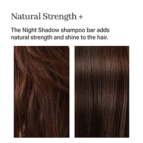 Night Shadow Biotin Shampoo Bar for Regrowth & Hair loss, Darkening ...