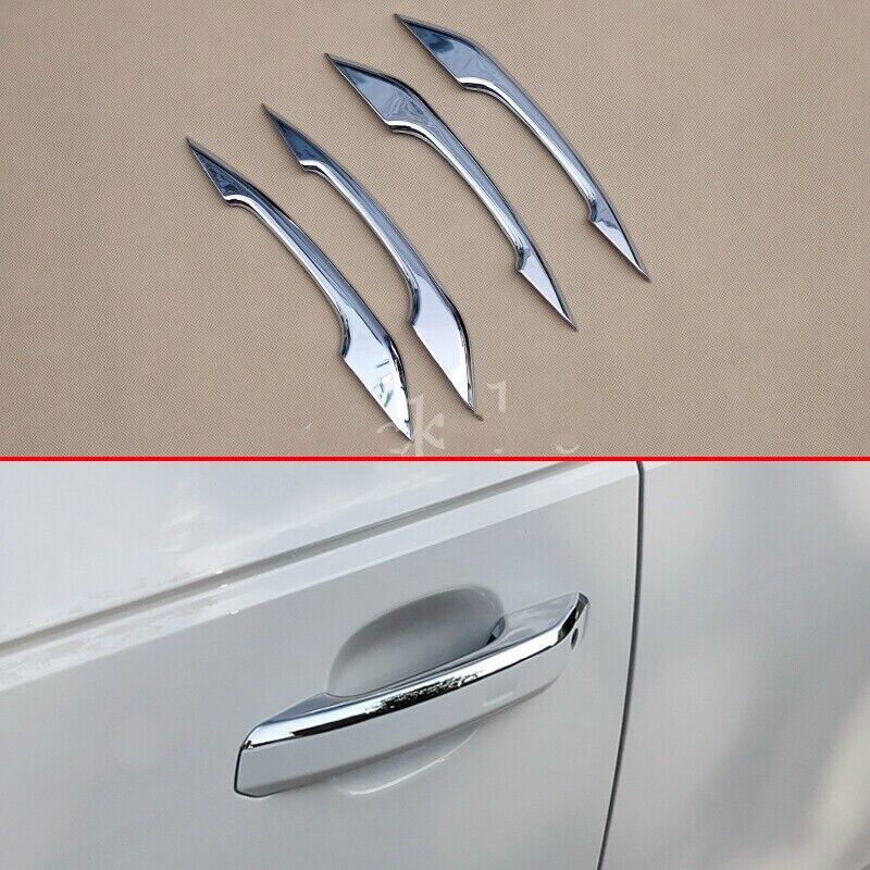 For 2017-2020 Audi A4 B9 A5 Q5 Chrome ABS exterior Door Handle Trim Set ...
